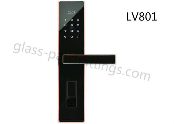Sounds Guide Fingerprint Door Lock Lack Voltage Alarm Function Attractive Appearance