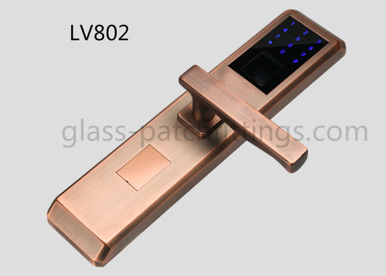 Remote Control Intelligent Fingerprint Lock , Fingerprint Recognition Door Locks 4*AA Alkaline Battery Powered