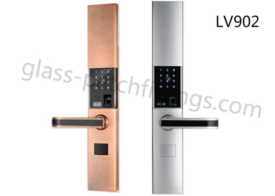RFID Card Fingerprint Scanner Door Lock , Biometric Gate Lock Supporting Log Search