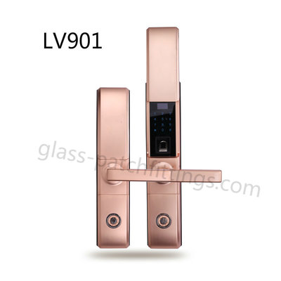 Single Latch Mortise Fingerprint Door Lock Low Recognition False Rate CE Approved