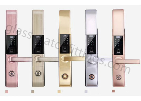 Low Power Reminder Fingerprint Locker Lock , Thumbprint Door Lock Combination Unlock Function
