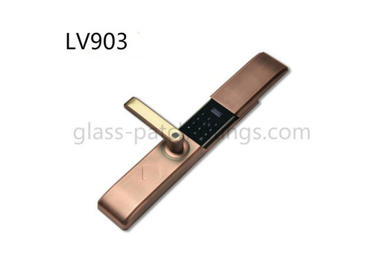 Keyless Security Fingerprint Sensor Door Lock Working Humidity 20% - 85%