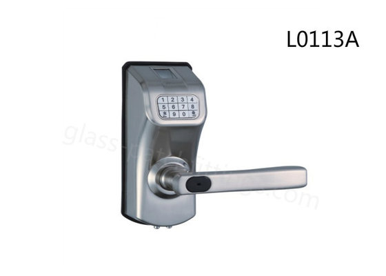 OLED Display Keyless Entry Door Lock 500 DPI Resolution For 40mm - 55mm Wooden Door