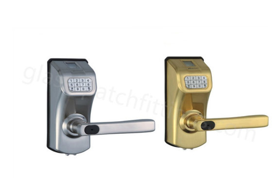 OLED Display Keyless Entry Door Lock 500 DPI Resolution For 40mm - 55mm Wooden Door