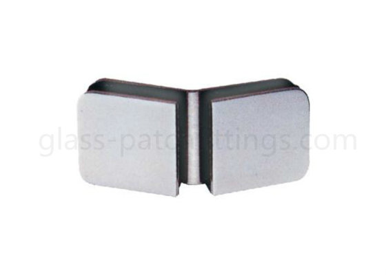 135 Degree Glass To Glass Connectors Long Lifespan Door Thickness 8 - 12mm