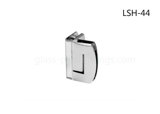 Hydraulic Adjustable Glass Connectors And Clamps , Shower Glass Hinges CP Surface