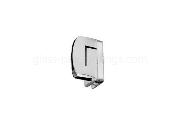 Hydraulic Adjustable Glass Connectors And Clamps , Shower Glass Hinges CP Surface