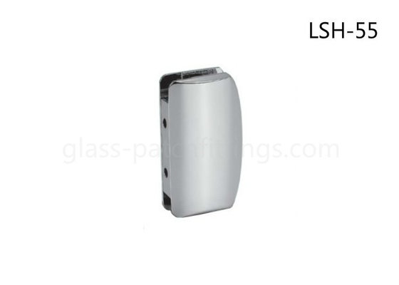 High Rigidity Wall To Glass Bracket , Glass Door Offset Hinges Loading Beaning Weight 50kg