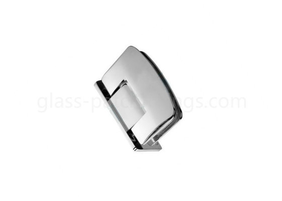 Rust Proof Shower Door Hinges 3 Holes Offset Base Centrally Positioned Pivot Line
