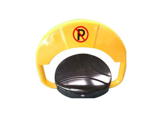 Yellow Appearance Automatic Parking Lock Steel Arm Reserved Weight Resistance 5 Tons