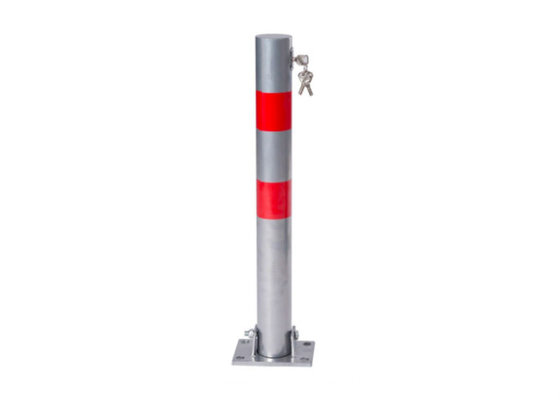 Manual Parking Lot Barriers , Car Parking Device High Reflective Stripes