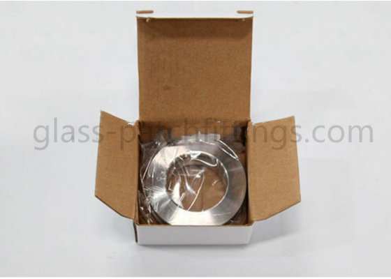 SUS 304 Cupped Glass Door Handles Highly Resistant To Corrosion For Sliding Door