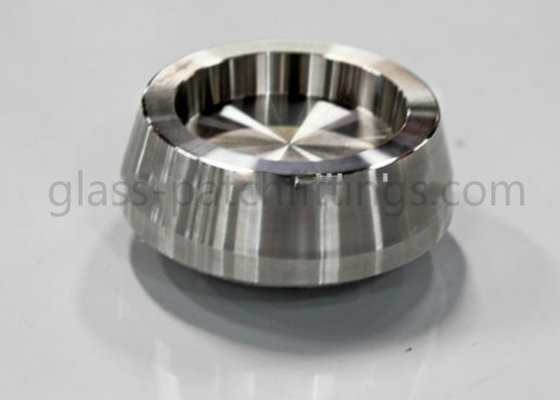 Round Sized Glass Door Handles Great Hardness Stainless Steel Materials