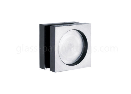 High Reliability Glass Door Knobs , Modern Door Handles 50*50mm Dimension