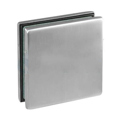 Quadruple Connector Glass Patch Fittings PSS / SSS Surface Finish Stainless Steel Material