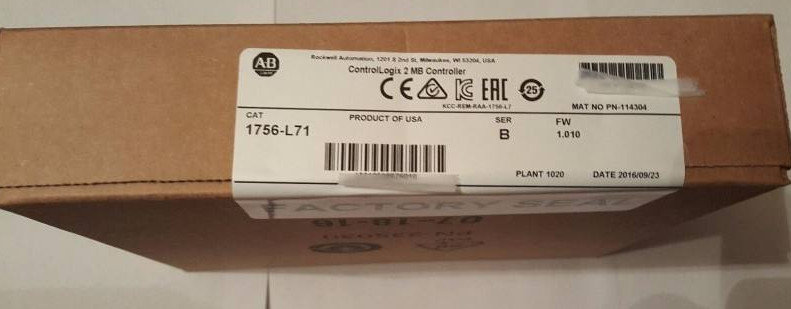 Allen Bradely 1756-L81E   1756-L71 module in stock 100% original and new one year warranty