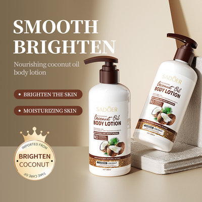 Private Label Daily Use Coconut Oil Body Lotion for dry skin