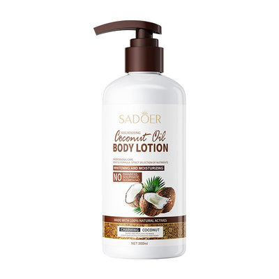 Private Label Daily Use Coconut Oil Body Lotion for dry skin