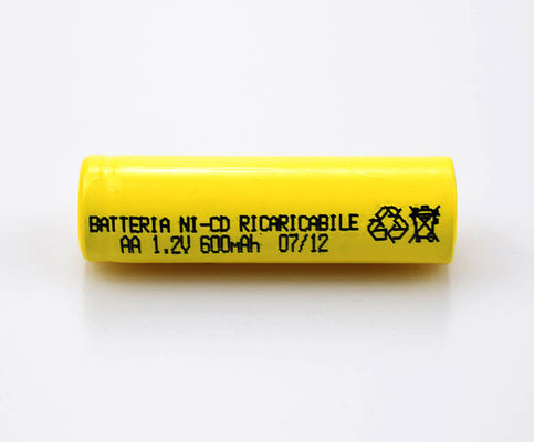 Ni-Cd Battery Cell AA 600mAh 1.2V