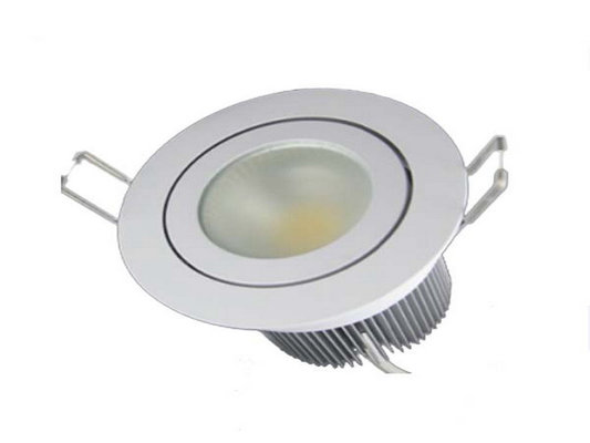 Aluminum and PC LED Recessed Light Bulbs / COB LED Downlight 7W 50Hz 60HZ