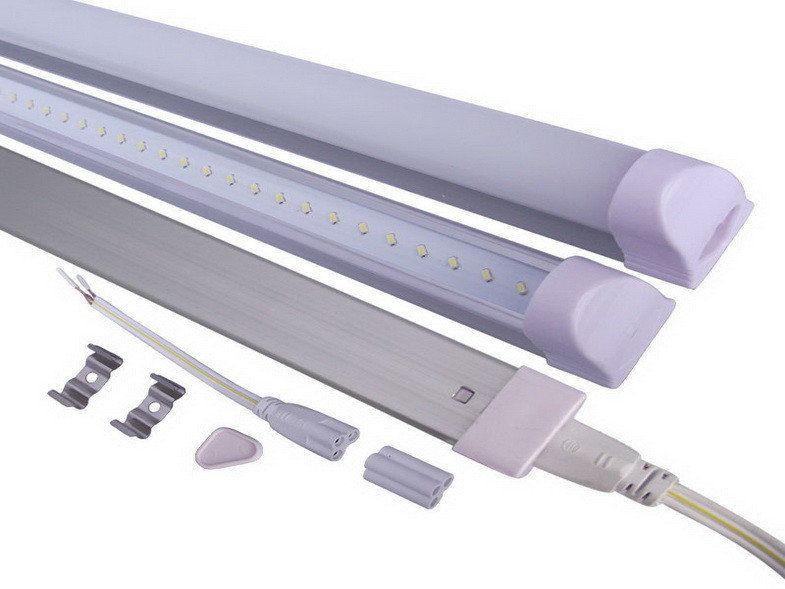 High Lumen 2150lm LED T5 Tubes / 5ft 22W LED Tube Light Assembly AC 85V - 265V