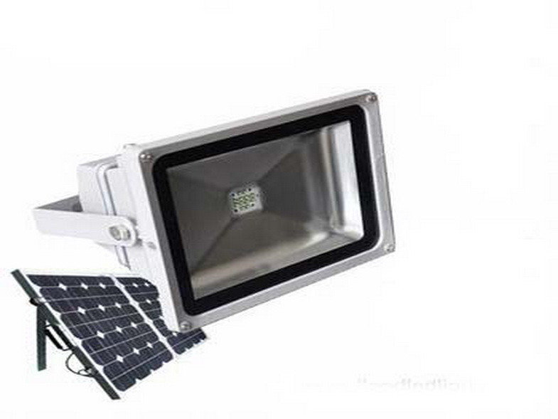 Powerful Outdoor Solar LED Flood Lights / LED Solar Powered Floodlight 20W  1850Lm 6500K