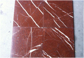 Rojo Alicante Red Marble Floor Tile Diagonal Tolerance Eco - Friendly