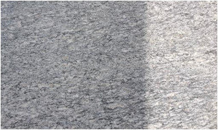 Indoor Unique Gray Granite Countertops Low Radiation Stone Material