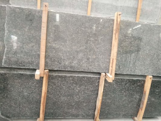 Polished Unique Granite Stone Slabs / Dark Grey Granite Countertops