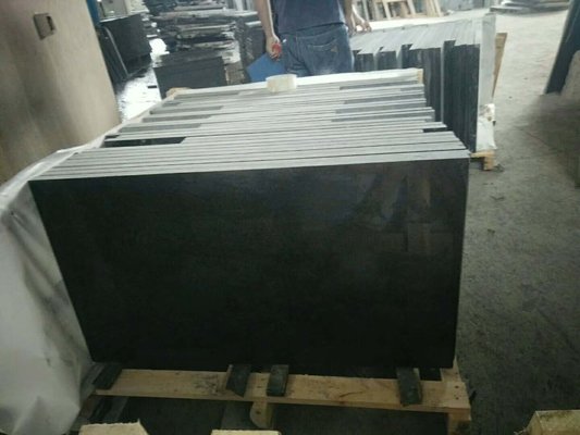 G684 Honed Granite Stone Tiles , House Granite Flooring OEM Service