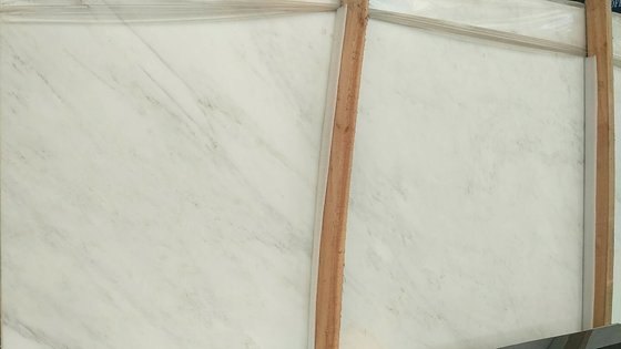 White Cleaning Marble Countertops Beveled  Processed Edge OEM Service