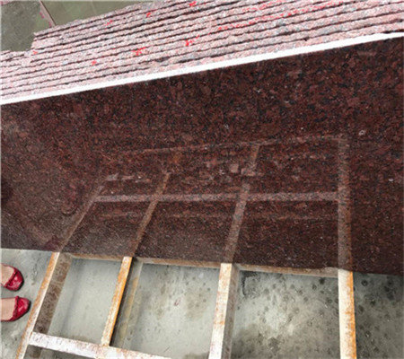 South Africa Red Granite Stone Slabs Corrosion Resistant Design