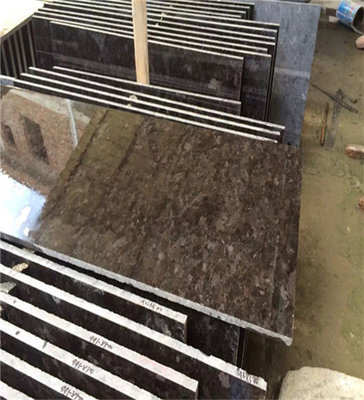 Outdoor Granite Marble Stone / Black Granite Kitchen Floor Tiles