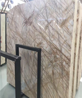 Natural Marble Stone Slab Babylon Gold Veins Recyclable Feature
