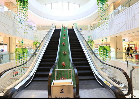 Faster speed Mall Escalator 1000mm width Microcomputer Control mode
