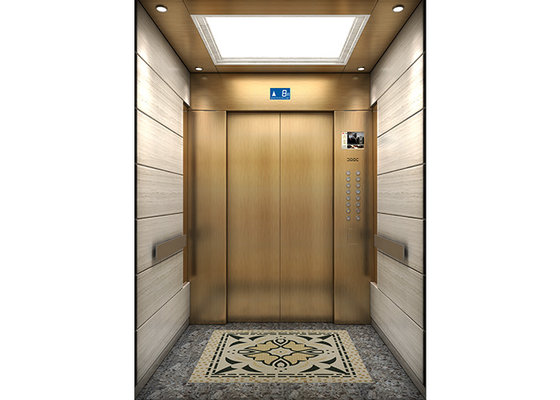 OHSAS18001 Mini machine room elevator Accurate control technology