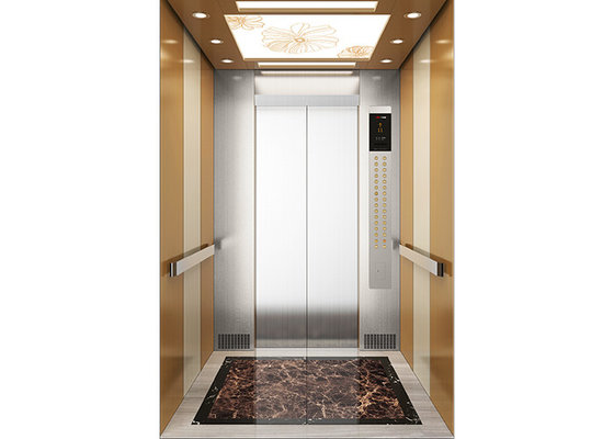 Guangri Machine Room Less Elevator Intelligent remote monitoring 630kg ~ 1600kg Capacity