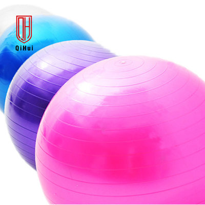 85cm Diameter Gym Yoga Ball Sport Equipment With Clear Lines Safe Material