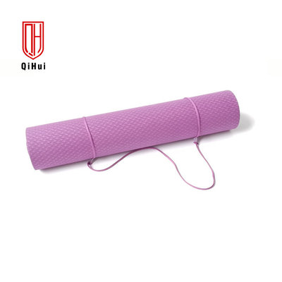 Soft Multi Color Yoga Mat Carrier Strap For Gym Environmental Friendly