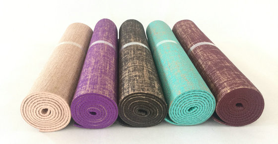 183 * 61 * 0.5cm Gym Yoga Mat Moderate Size 5 Distinctive Color Durable