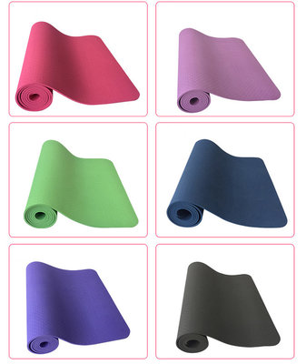 High Density PTE Gym Yoga Mat At Home Use 183 * 61 Size CE Certification