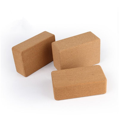 Exercise Firm Wooden Yoga Block Brick Naturally Tasteless Sweat Absorption