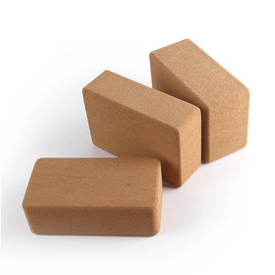 Exercise Firm Wooden Yoga Block Brick Naturally Tasteless Sweat Absorption