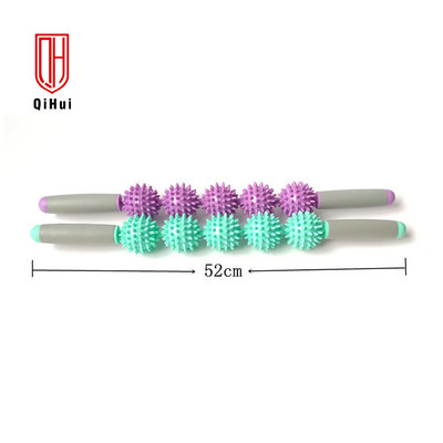 Rich Color Massage Roller Ball Stick , Blood Circulation Foam Body Roller