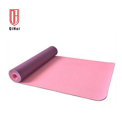 Non Toxic Custom Logo Printed Yoga Mat , Eco Friendly Recycled Yoga Mat