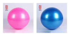 Stable 65cm Matte Gym Yoga Ball Eco Friendly Custom Printed For Burning Fat