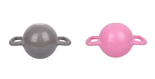 Multicolor Water Weight Dumbbells , PVC Spiral Pattern Surface Gym Dumbbells
