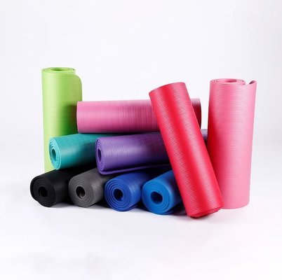Closed Cell Anti Slip 10mm NBR Non Slip Recycled Yoga Mat