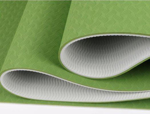 183*61cm Fitness Thickness 6mm TPE Non Toxic Yoga Mat