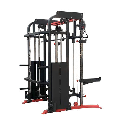 Bodybuilding Multi Functional Trainer Machine , Gym / Home Men'S Workout Equipment